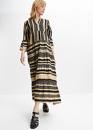 Shop for Brown Maxi Dresses Dresses Plus Size Womens online at bonprix