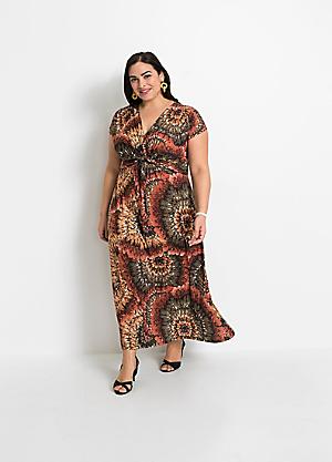 Shop for Size 18 Brown Dresses Plus Size Womens online at bonprix