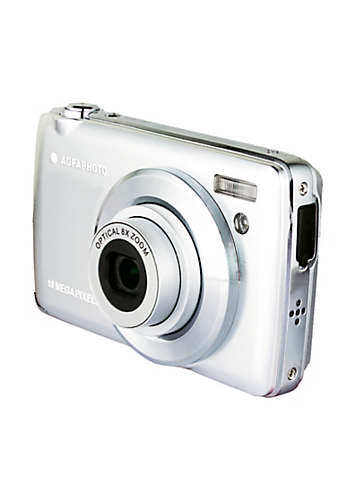 Agfa Realishot DC8200 18MP 8x Zoom Compact Digital Camera - Silver ...