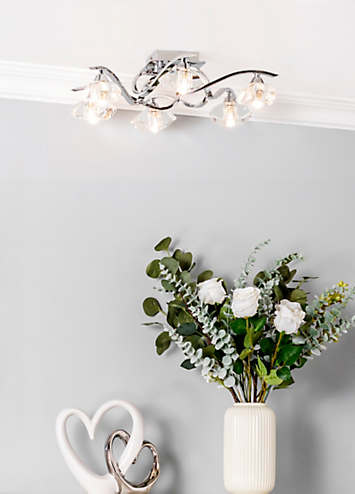 BHS Bella 6 Light Flush Ceiling Light | bonprix