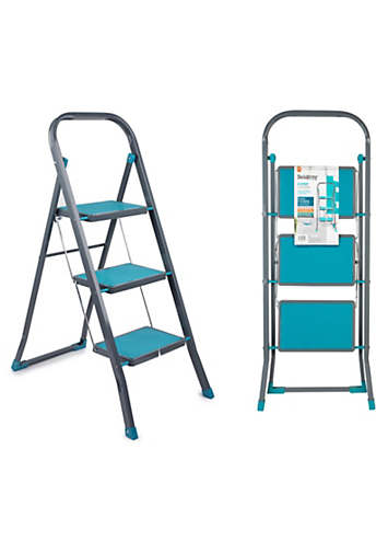 Beldray 3 Step Ladder - Non-Slip Folding Ladder | bonprix