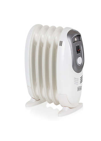 Black & Decker 600W Oil Filled Radiator - White | bonprix