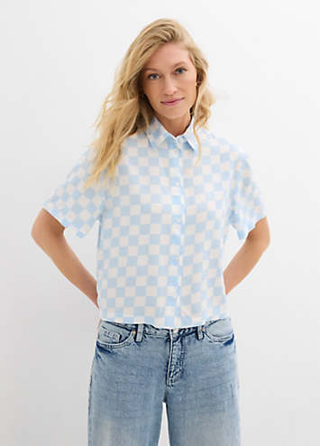 Checkerboard Print Blouse by bonprix | bonprix