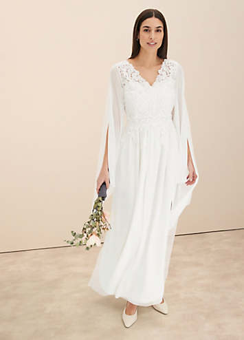 Chiffon Lace Wedding Maxi Dress by bonprix | bonprix