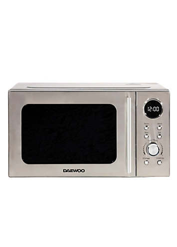 Daewoo 20L 700W Microwave with Grill SDA2071GE - Silver | bonprix
