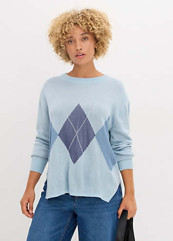 Diamond Pattern Jumper by bonprix | bonprix