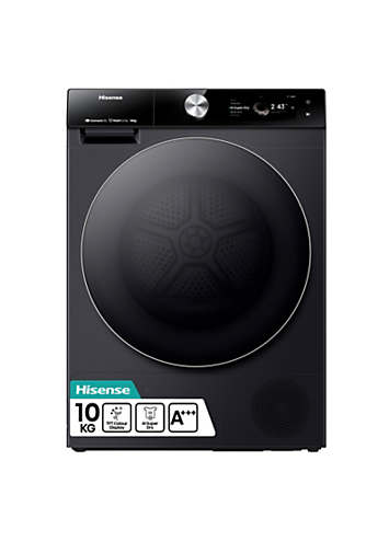 Hisense 7S Series DH7S107BB 10kg, AI Heat Pump Tumble Dryer with Touch ...