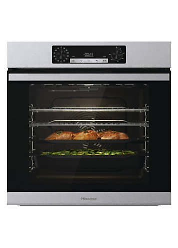 Hisense BSA65222AXUK Built-In Electric Single Steam Oven - Stainless ...