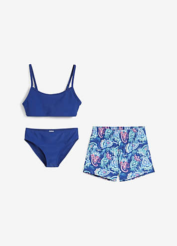 Kids Bikini Top, Bottoms & Shorts Set by bonprix | bonprix