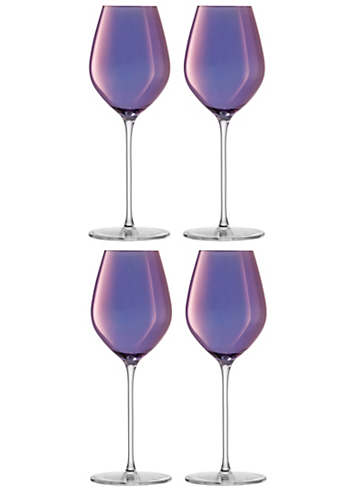 LSA Aurora Champagne Tulip Glass 285ml Polar Violet X 4 | bonprix