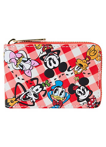 Loungefly Kids Disney Mickey & Friends Picnic Accordion Wallet | bonprix