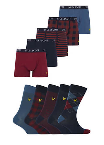 Lyle & Scott Floyd 10 Pack Underwear & Socks Gift Set | bonprix