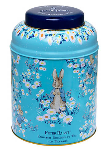 New English Teas Peter Rabbit Daisies Tea Caddy With 240 English ...