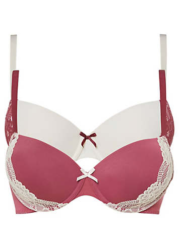 Pack of 2 Padded Bras by bonprix | bonprix