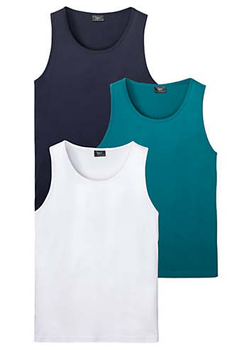 Pack of 3 Tank Tops by bonprix | bonprix