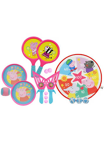 Peppa Pig Bumper Box 4-in-1 Garden Games | bonprix