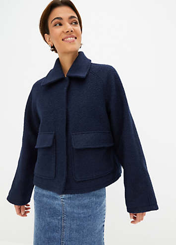 Press Stud Fleece Jacket by bonprix | bonprix
