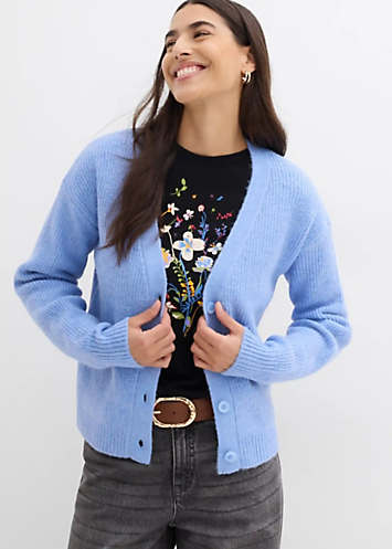 Ribbed Knit Cardigan by bonprix | bonprix