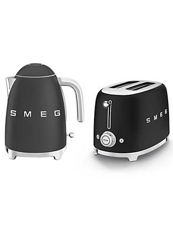 SMEG EEJB154 50’s Style Retro Range Breakfast Set - 1.7L 3000W Kettle ...