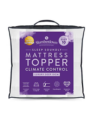Slumberdown Sleep Soundly Luxe Comfort Climate Control Extra Deep 10cm ...