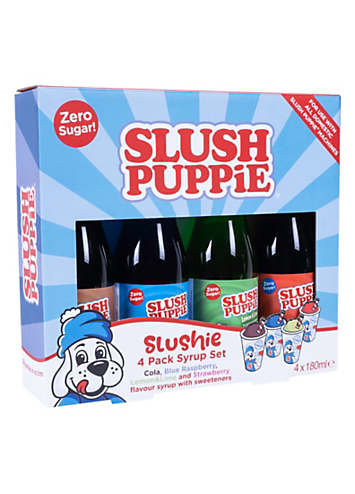 Slush Puppie Pack of 4 Zero Sugar Syrups 180ml | bonprix