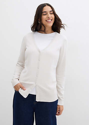 Smooth Knit Cardigan by bonprix | bonprix