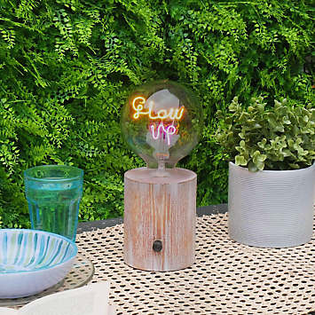 Steepletone Rechargeable Drift Wood Wireless Lamp Base | bonprix