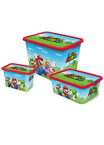 Super Mario Set Of 3 Super Mario Storage Boxes | bonprix