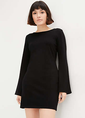 Tie Back Knit Dress by bonprix | bonprix