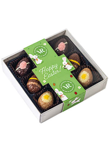 Van Roy Easter Decorated Milk Chocolate Mini Eggs In 9 Pc Gift Box ...