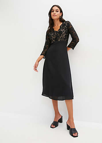 Venus Lace Bodice Dress | bonprix