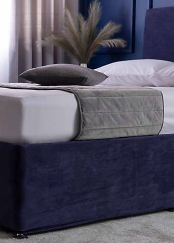 belledorm Belledorm Faux Suede 48 cm Base Wrap Valance | bonprix