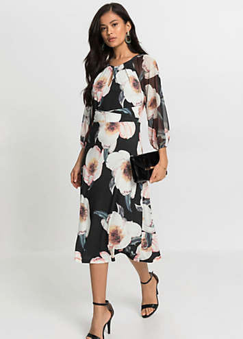 bonprix Floral Midi Dress | bonprix