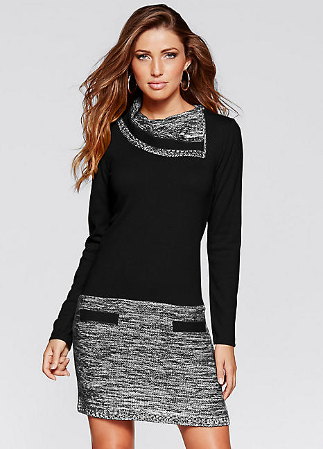 Marl Jumper Dress by BODYFLIRT | bonprix