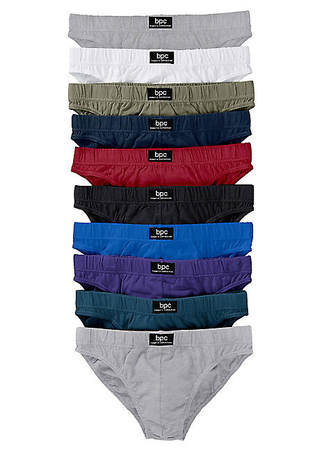 Pack of 10 Men’s Briefs by bpc bonprix collection | bonprix