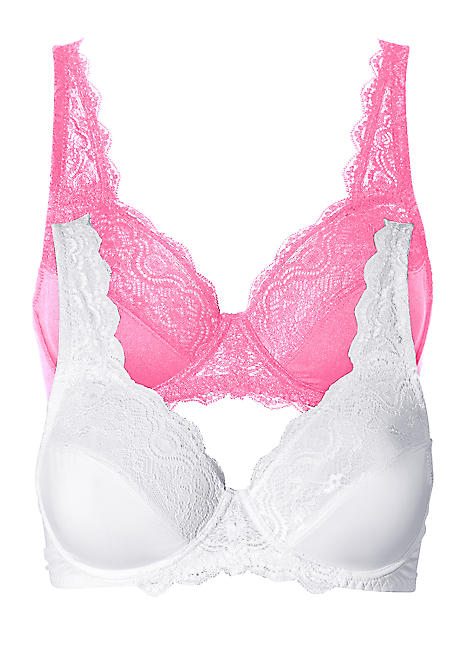 Pack Of 2 Lace Bras By Bpc Selection Bonprix
