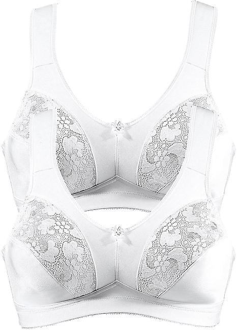 Pack Of 2 Non Wired Bras By Bonprix Bonprix