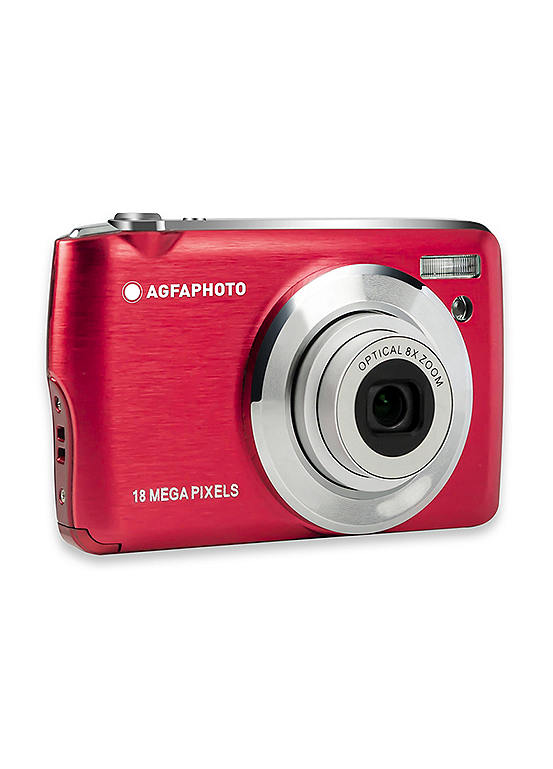 Agfa Realishot DC8200 18MP 8x Zoom Compact Digital Camera - Red | bonprix
