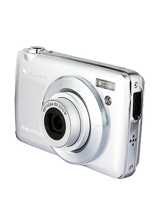 Agfa Realishot DC8200 18MP 8x Zoom Compact Digital Camera - Silver ...