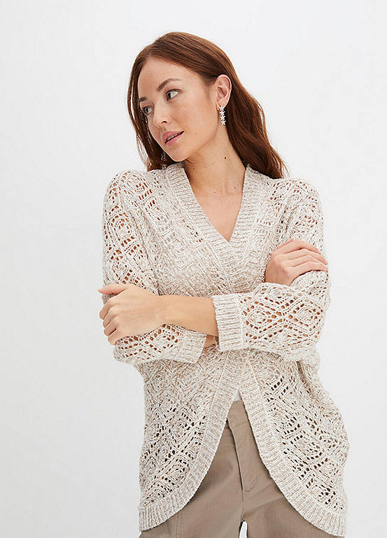 Ajour Cape Cardigan by bonprix | bonprix