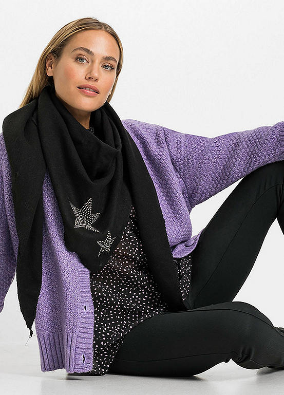 Beaded Triangle Scarf by bonprix | bonprix