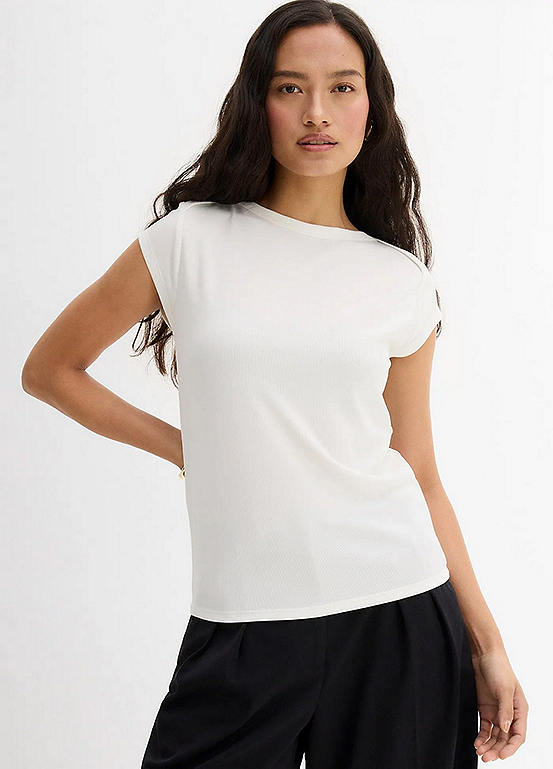 Cap Sleeve Modal Ribbed Top by bonprix | bonprix