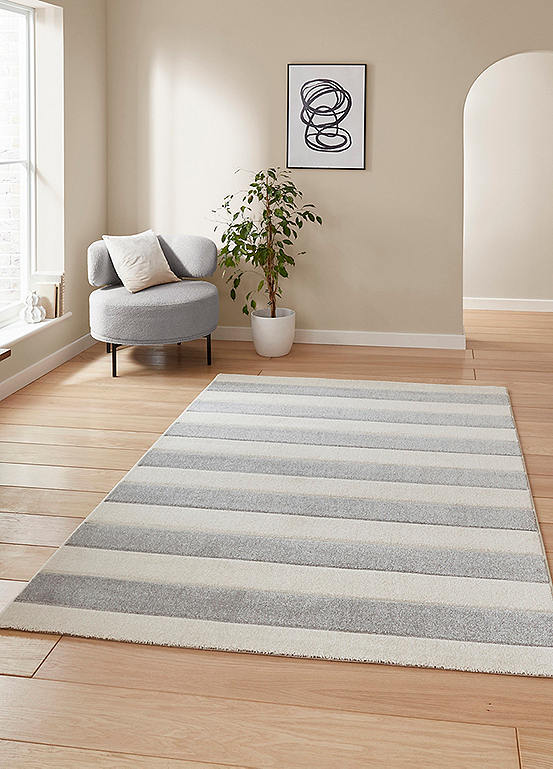 Catherine Lansfield Cove Stripe Modern Linear Rug | bonprix