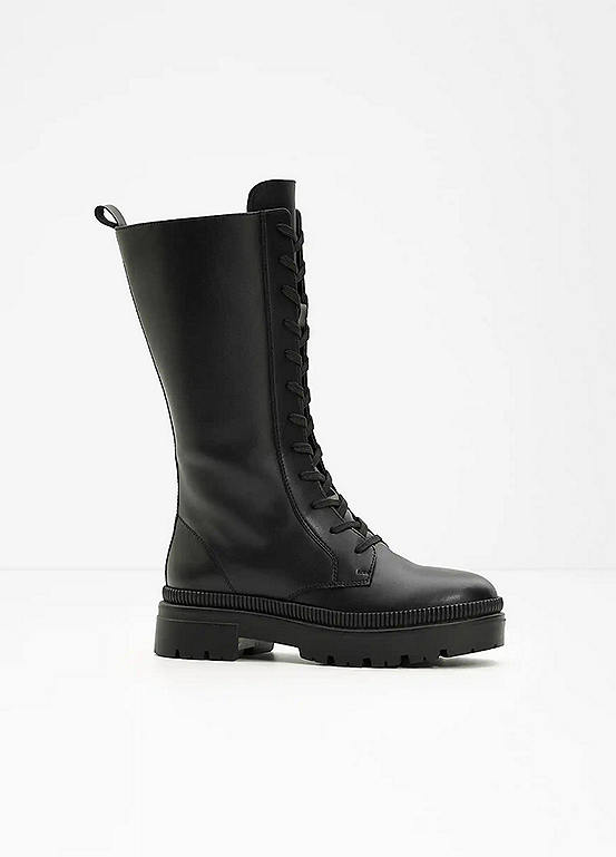 Chunky Lace-Up High Boots by bonprix | bonprix