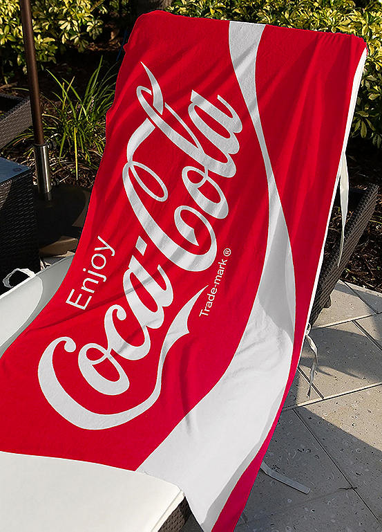 Coca-Cola 100% Cotton Beach Towel | bonprix