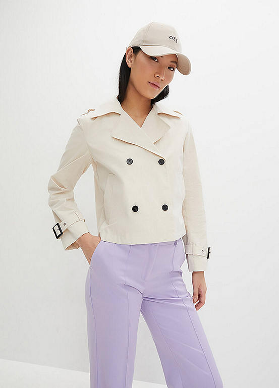 Cropped Double Breasted Jacket by bonprix | bonprix