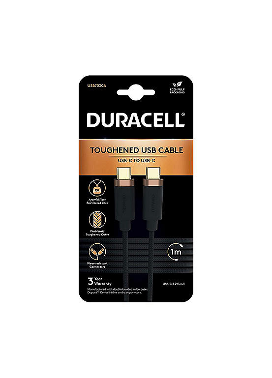 Duracell 1m Fast USB-C to USB-C Cable | bonprix