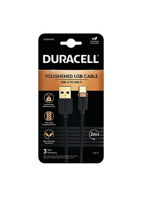 Duracell 2m USB-A to USB-C Cable | bonprix