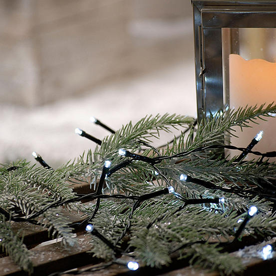 Festive Set of 100 White & Warm White LED String Lights | bonprix