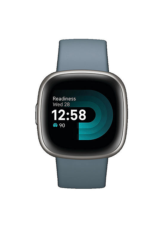 Fitbit Versa 4 Smart Watch - Waterfall Blue/Platinum | bonprix